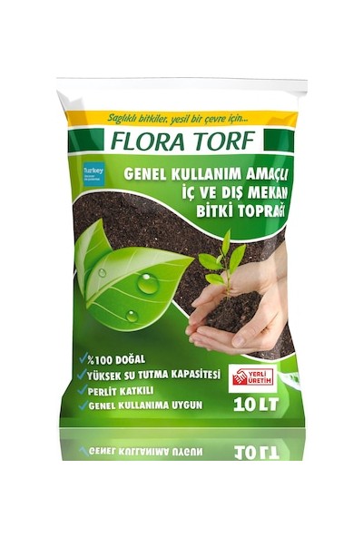 Hib Flora Torf Toprak Çiçek Toprağı 10 lt Hib Flora Torf Toprak Çiçek Toprağı 10 lt