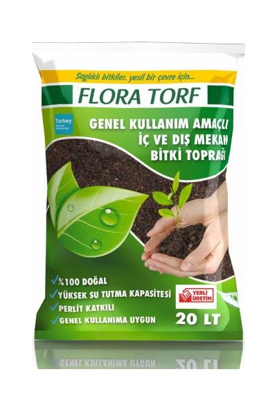 Hib Flora Torf Toprak Çiçek Toprağı 20 lt Hib Flora Torf Toprak Çiçek Toprağı 20 lt