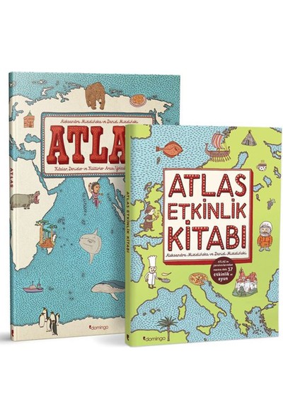 Atlas + Atlas Etkinlik Kitabı 2li Set (Kıtalar Denizler ve Kültürler Arası Yolculuk Rehberi) - Aleksandra Mizielińska Daniel Mizieliński Atlas + Atlas Etkinlik Kitabı 2li Set (Kıtalar Denizler ve Kültürler Arası Yolculuk Rehberi) - Aleksandra Mizielińska Daniel Mizieliński