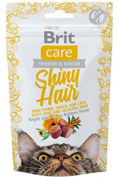 Brit Care Snack Shiny Hair Kedi Ödül Maması 50 gr Brit Care Snack Shiny Hair Kedi Ödül Maması 50 gr