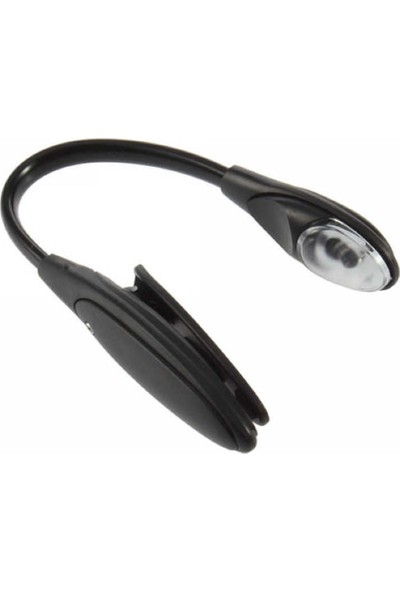 Microcase Mandallı Kitap Okuma LED Lamba Esnek Aydınlatma 26 cm - AL2498 Siyah Microcase Mandallı Kitap Okuma LED Lamba Esnek Aydınlatma 26 cm - AL2498 Siyah