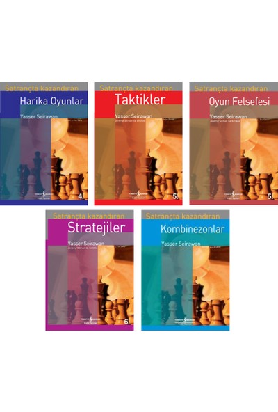 Satrançta Kazandıran Serisi 5 Kitap Set Satranç Kitapları - Harika Oyunlar - Taktikler - Oyun Felsefesi - Stratejiler - Kombinezonlar Satrançta Kazandıran Serisi 5 Kitap Set Satranç Kitapları - Harika Oyunlar - Taktikler - Oyun Felsefesi - Stratejiler - Kombinezonlar