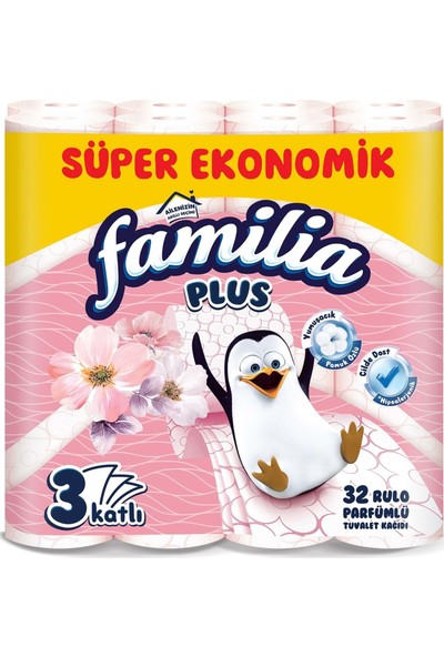 Familia Plus Tuvalet Kağıdı 3 Katlı 32 Li Paket Parfümlü (Yeni) Familia Plus Tuvalet Kağıdı 3 Katlı 32 Li Paket Parfümlü (Yeni)