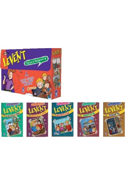 Timaş Çocuk Levent Türkiye'yi Geziyorum (6. Set) 5 Kitap