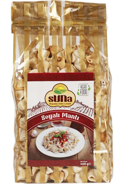Suna Soyalı Mantı 400 gr ( Vegan Mantı)