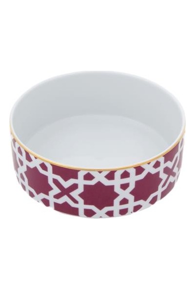 Porland Morocco Desen5 Fuşya Kase 18CM Porland Morocco Desen5 Fuşya Kase 18CM