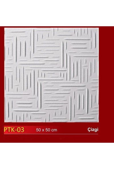 Pakpiyer Tavan Kaplama Çizgi Desen 20 Adet 5 M2 Pakpiyer Tavan Kaplama Çizgi Desen 20 Adet 5 M2