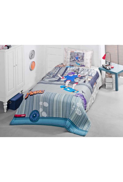 Elfin Tek Kişilik Dijital Uyku Seti Grafitti