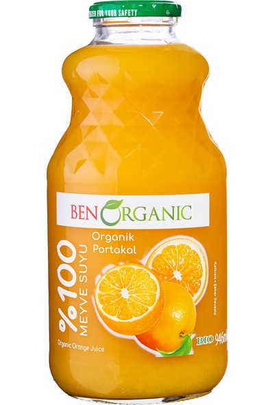Benorganic Portakal Suyu 946 ml