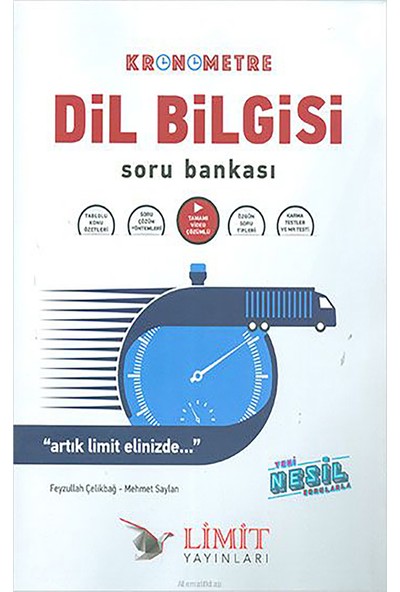 Limit Yayınları TYT Kronometre Dil Bilgisi Soru Bankası Limit Yayınları TYT Kronometre Dil Bilgisi Soru Bankası