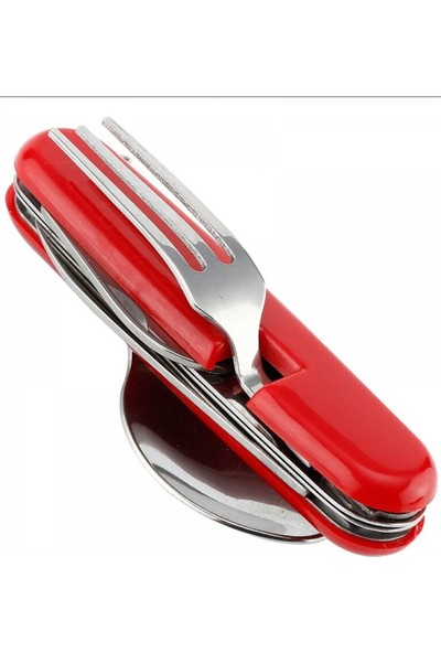 Swat 4 In1 Çatal Kaşık Bıçak Küçük Kumanya Seti