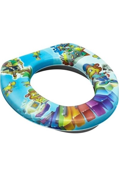 Okyanus Mavi Figürlü Çocuk Klozet Adaptörü Yumuşak Kalın Süngerli Okyanus Mavi Figürlü Çocuk Klozet Adaptörü Yumuşak Kalın Süngerli