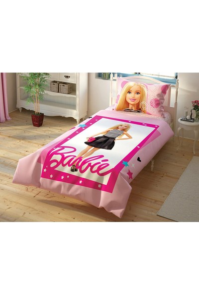 Taç Barbie Çek Canlandır Tek Kişilik Nevresim Takımı
