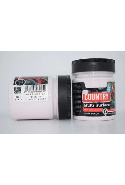 Craft Counrty Craft Country Multi Surface Hobi Boyası Pembe Inci (120 Cc) Craft Counrty Craft Country Multi Surface Hobi Boyası Pembe Inci (120 Cc)
