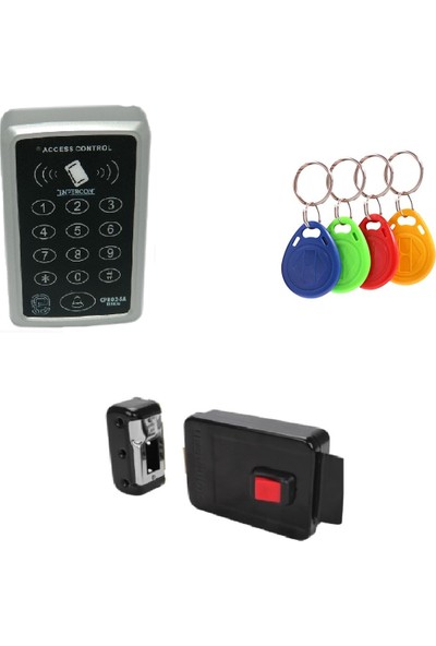 Enpercon Elektronik Kapı Otomatı ve Rfid Kartlı-Şifreli Geçiş Sistemi Set Enpercon Elektronik Kapı Otomatı ve Rfid Kartlı-Şifreli Geçiş Sistemi Set