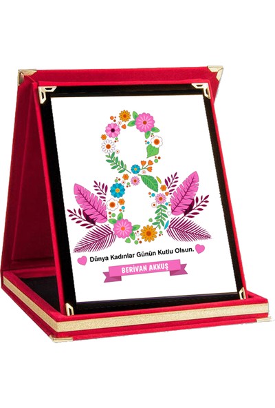 Nil Hediye 8 Mart Dünya Kadınlar Gününe Özel Plaket