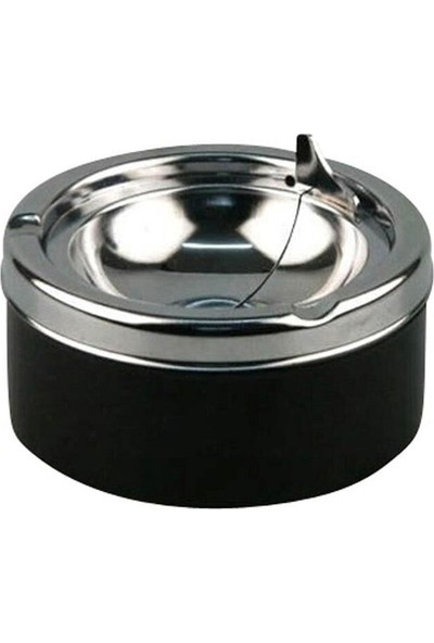 Bas-Bırak Metal Hazneli Küllüğü Siyah 11CM