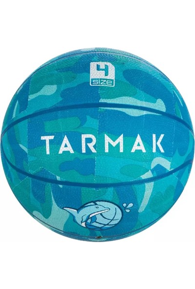 Tarmak 4 Numara Turkuaz Basketbol Topu K500 Tarmak 4 Numara Turkuaz Basketbol Topu K500