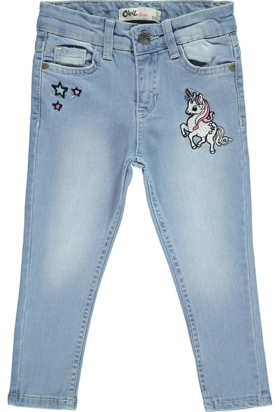 Civil Girls Kız Çocuk Kot Pantolon