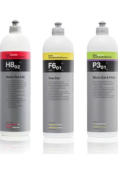 Koch Chemie H8 + F6 + P3 Pasta Seti 1 Lt Koch Chemie H8 + F6 + P3 Pasta Seti 1 Lt