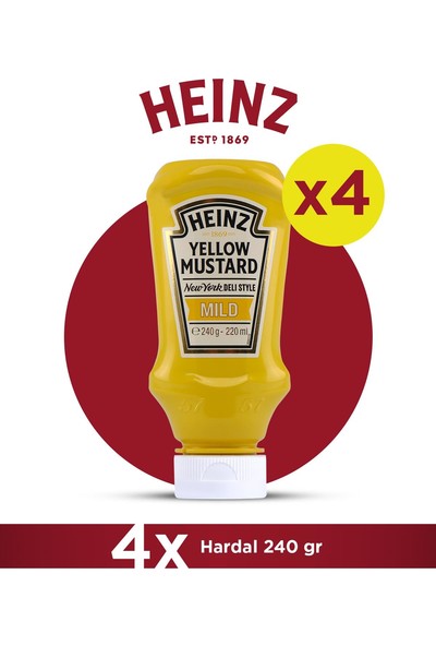 Heinz Hardal 240 gr - 4'lü Paket