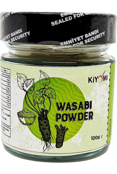 Kiyomi Wasabi Tozu - 100 gr Kiyomi Wasabi Tozu - 100 gr