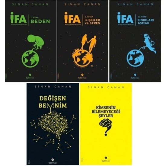 Sinan Canan Kitapları Seti - 5 Kitap - ( Ifa Set - Değişen Kitabı