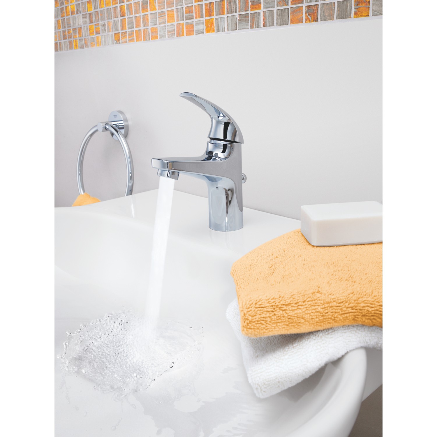 Grohe BauCurve Lavabo Bataryası (Redüksiyon + Pul) Fiyatı