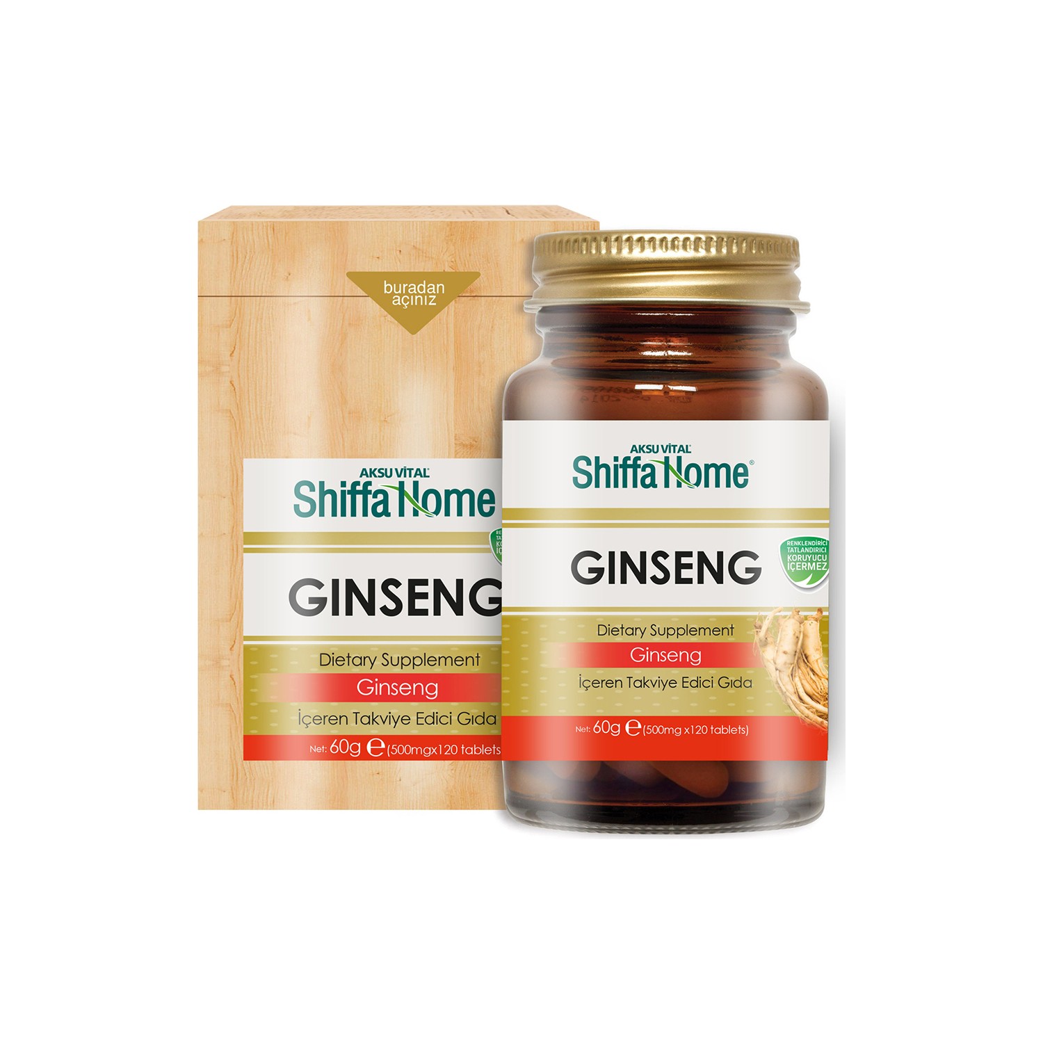 GİNSENG 120 TABLET & 500 MG Fiyatı - Taksit Seçenekleri