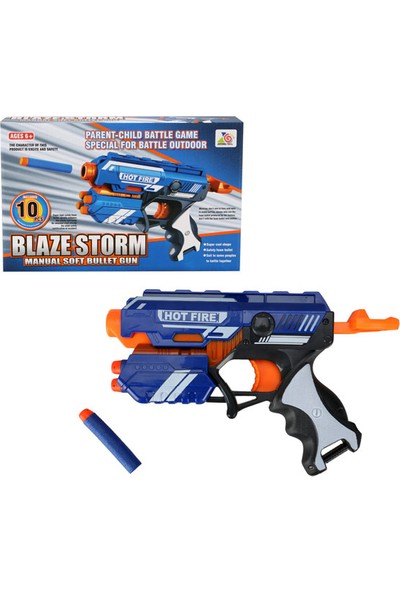 Sunman 07036 Sun-Zec-Silah Hot Fıre Sünger Atan 10 Mermili