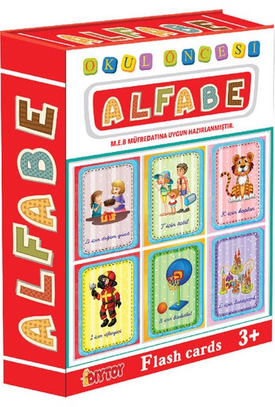 Diytoy 1178 Flash Cards Alfabe