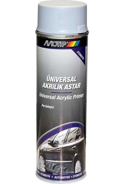 Motip Boya Akrilik Astar Gri Sprey 500Ml Motip Boya Akrilik Astar Gri Sprey 500Ml