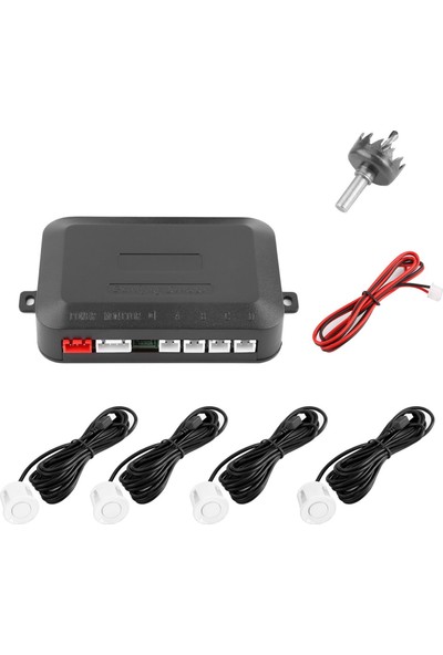 ModaCar Beyaz Sensörlü Araç Park Sensörü 424181