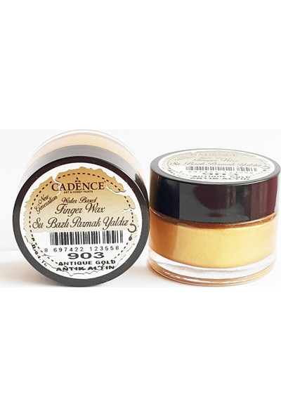Cadence Parmak Yaldız Boya 20 ml - Antik Altın 903 Cadence Parmak Yaldız Boya 20 ml - Antik Altın 903