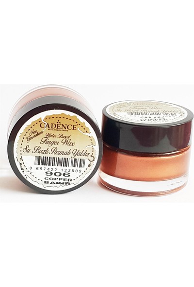 Cadence Parmak Yaldız Boya 20 ml - Bakır 906