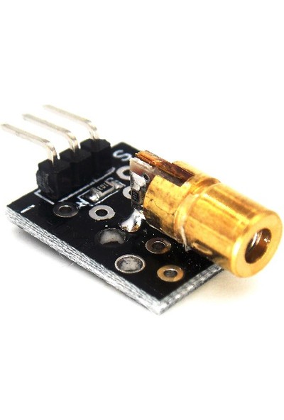 Lazer Sensör Modülü KY-008 Arduino - 650nm 5V 5mW Lazer Sensör Modülü KY-008 Arduino - 650nm 5V 5mW