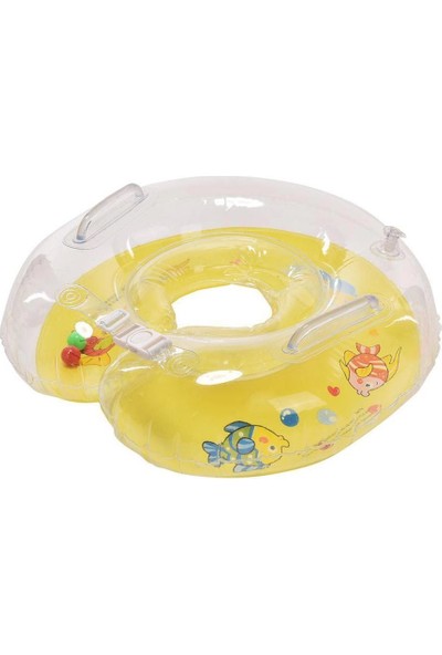 Momz Bebek Yüzme Deniz Havuz Boyun Simidi Sarı