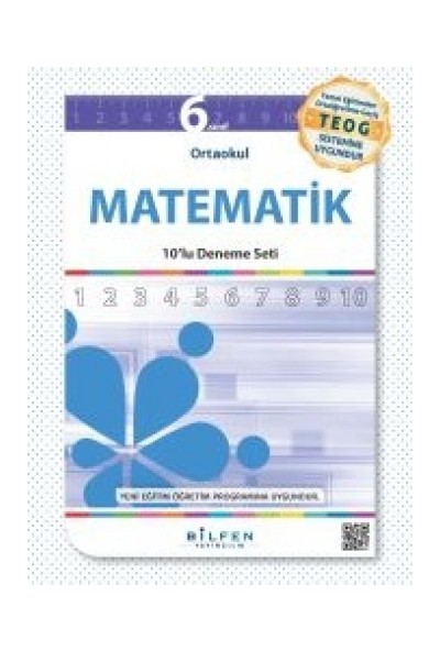 Bilfen Yayınları 6. Sınıf Matematik 10’Lu Deneme Seti