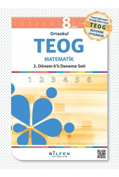 Bilfen Yayınları Teog 6'Lı 8.Sınıf Matematik Paket Deneme Seti Bilfen Yayınları Teog 6'Lı 8.Sınıf Matematik Paket Deneme Seti