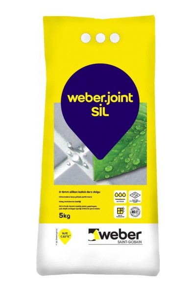 Weber Silikonlu Derz Dolgusu 5 Kg Gri Weber Silikonlu Derz Dolgusu 5 Kg Gri