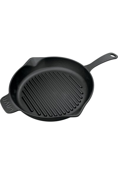 Lava Yuvarlak Izgara Tava Metal Kulplu Çap(Ø)28Cm