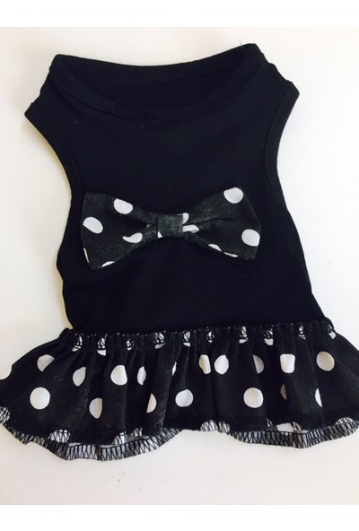 Dogi & Dog Siyah Puantiyeli Elbise