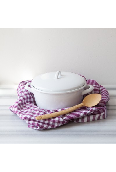 Beyaz Mor Emaye Yoğurt Mayalama Seti Beyaz Mor Emaye Yoğurt Mayalama Seti