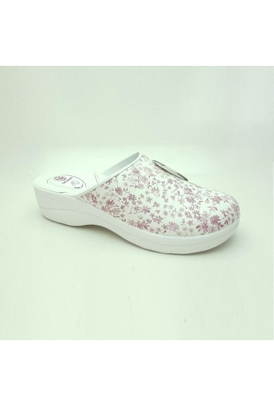 Gezer Sabo Terlik Çiçek Desenli