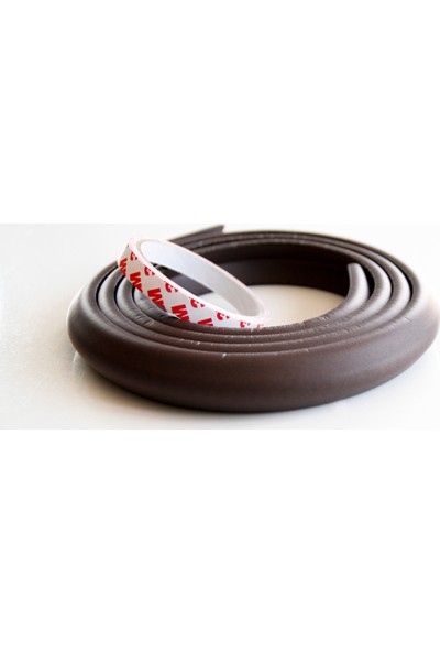 Portakal Safety İki Metre Kauçuk Kenar Koruyucu Kahverengi