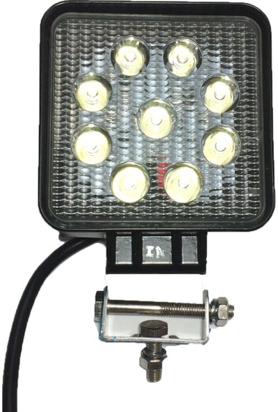 İnwells Çalışma Lambası Kare 9 Led 27 Watt