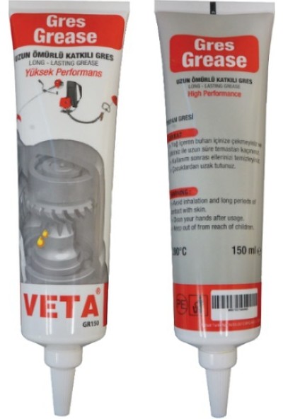 Veta Tırpan Gresi Tüp 150 ml Veta Tırpan Gresi Tüp 150 ml