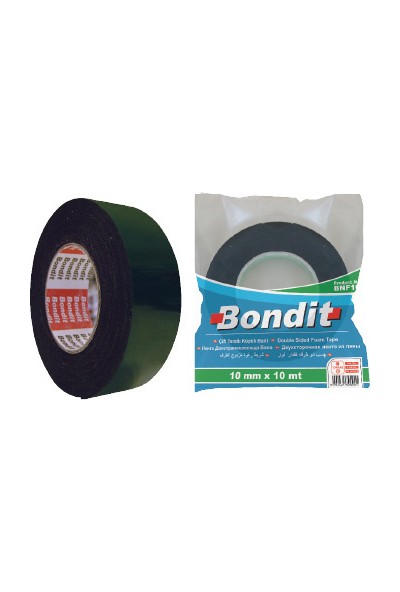 Bondit Çift Taraflı Köpük Bant 10 mm