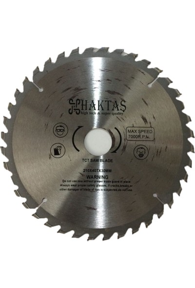Haktaş Elmas Uçlu Sunta Testere 40T 210 Haktaş Elmas Uçlu Sunta Testere 40T 210