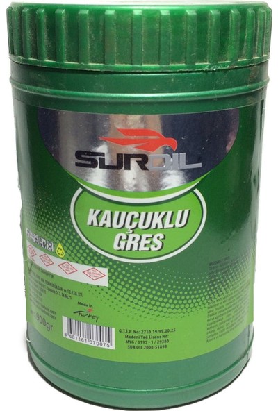 Suroil Yeşil Kavucuklu Gres Yağ 1 Kg